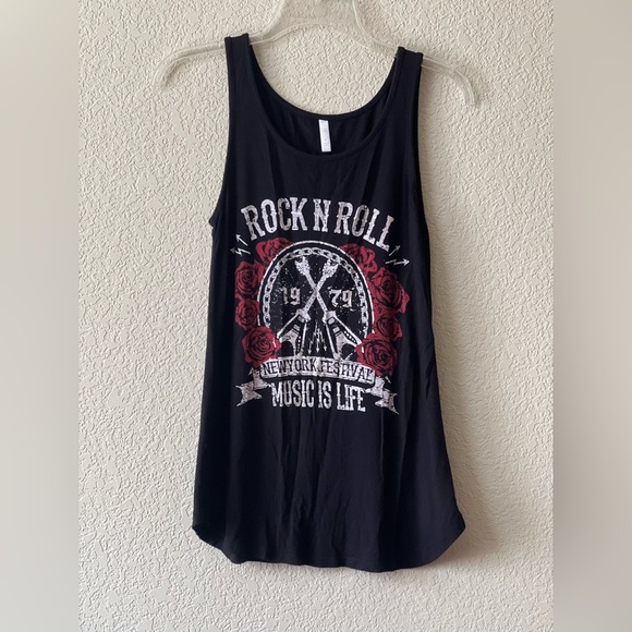 LSL | Tops | Rock Roll Festival Tank | Poshmark